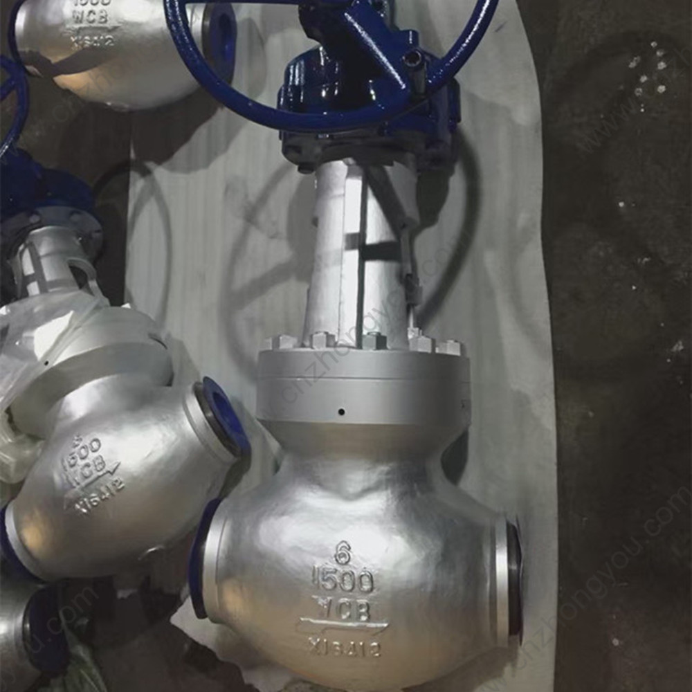 ASTM A216 WCB PSB globe valve 6'' 1500LB - ZHONGYOU INDUSTRIAL CO., LTD. ASTM A216 WCB PSB globe valve 6'' 1500LB - ZHONGYOU INDUSTRIAL CO., LTD.