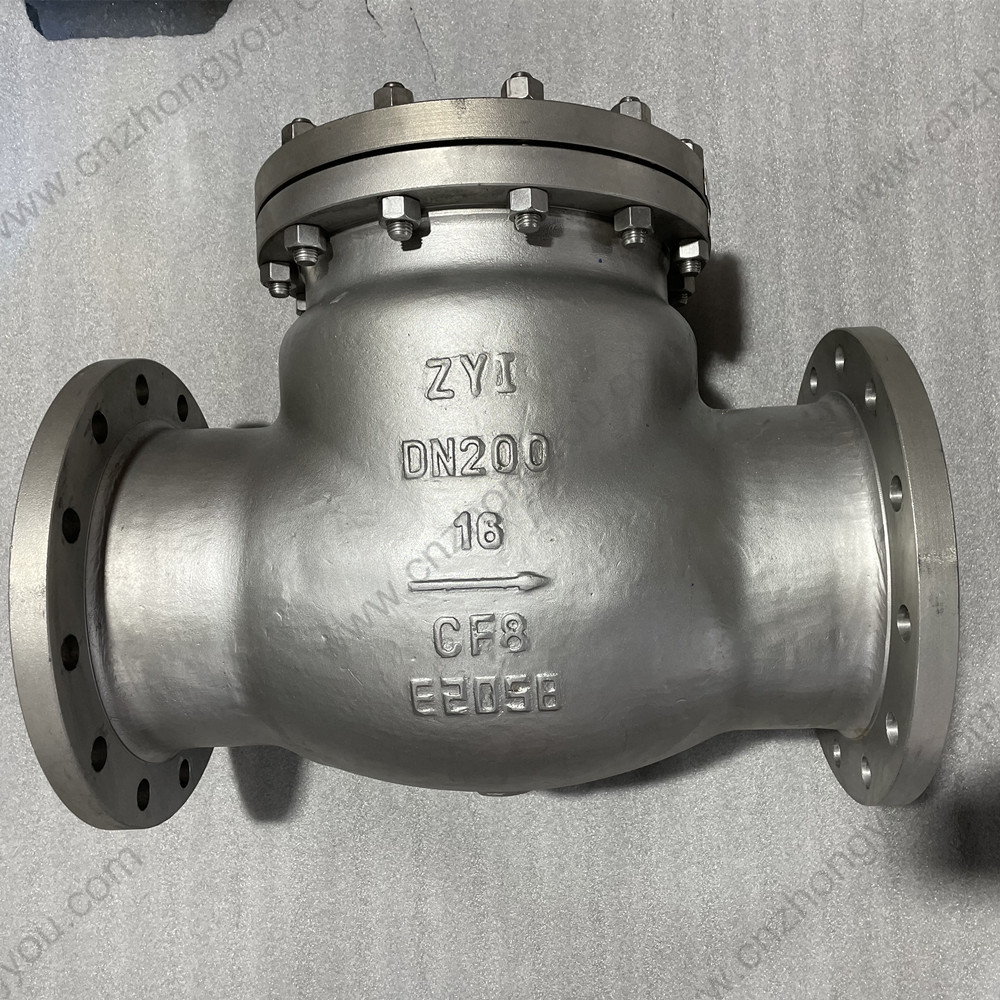 China Swing check valve Manufacturers & Suppliers - ZHONGYOU INDUSTRIAL ...