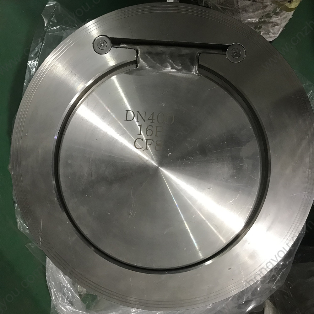 ASTM A351 CF8 Single Disc Wafer Check Valve DN400 PN16 - ZHONGYOU ...