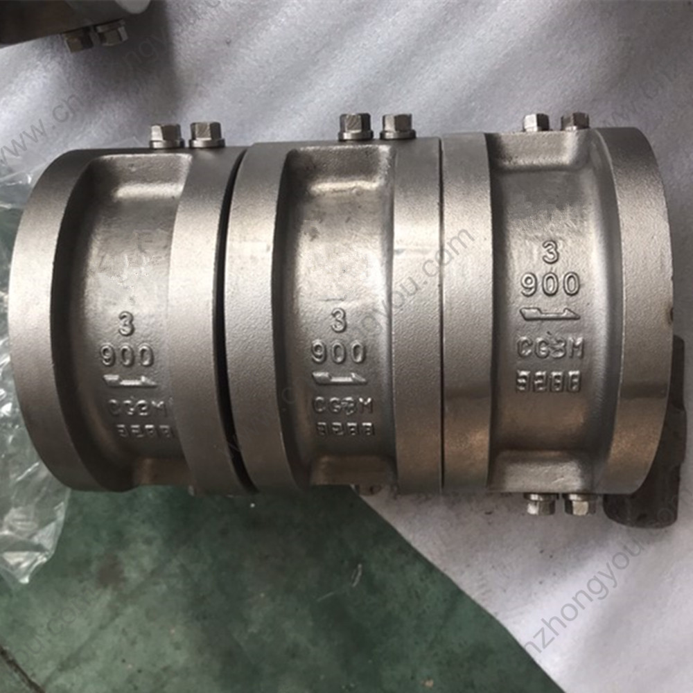 ASTM A351 CG3M Double plate Wafer Check Valve 3'' 900LB - ZHONGYOU ...