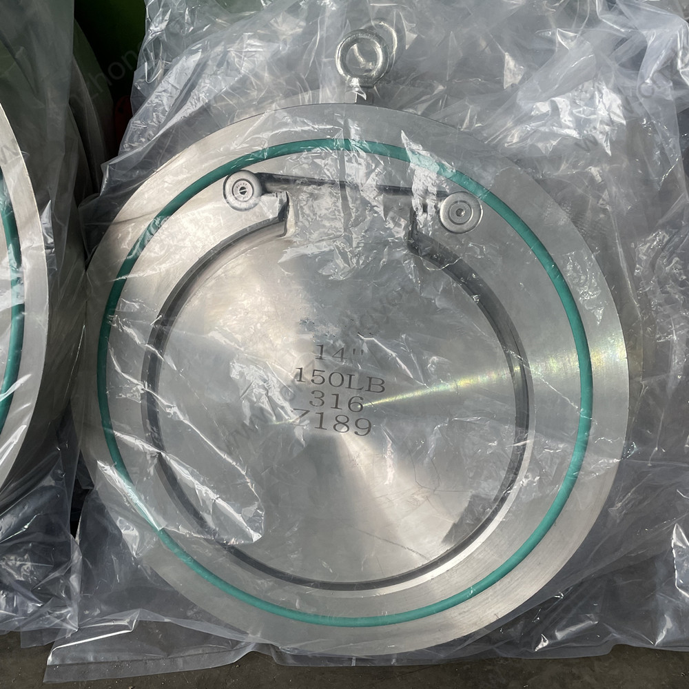 316 Single Disc Wafer Check Valve 14'' 150LB - ZHONGYOU INDUSTRIAL CO ...